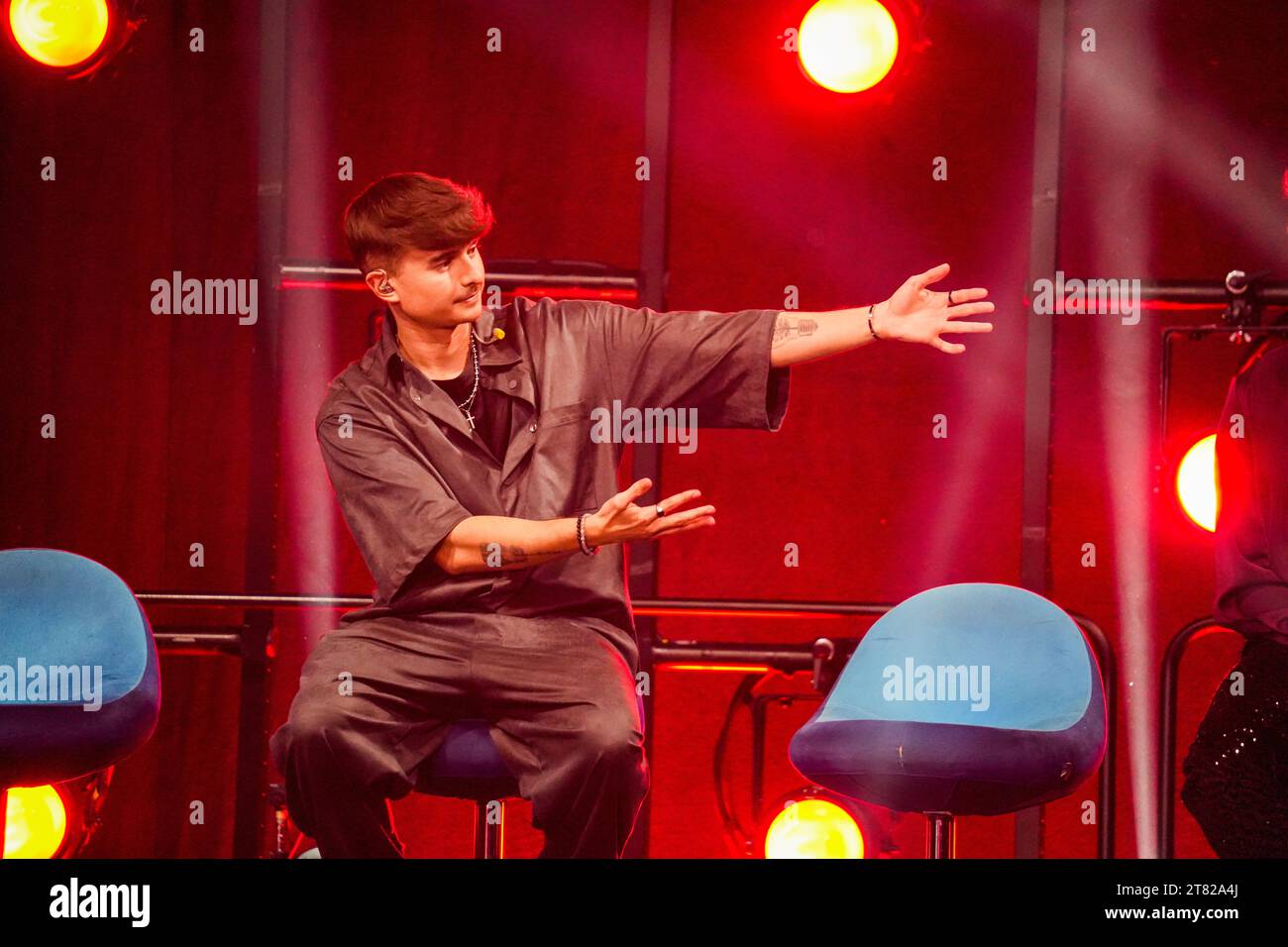 Stockholm, NEP Studios, Sweden, 11 17 2023, Idol Fridays Final 7 Stock ...