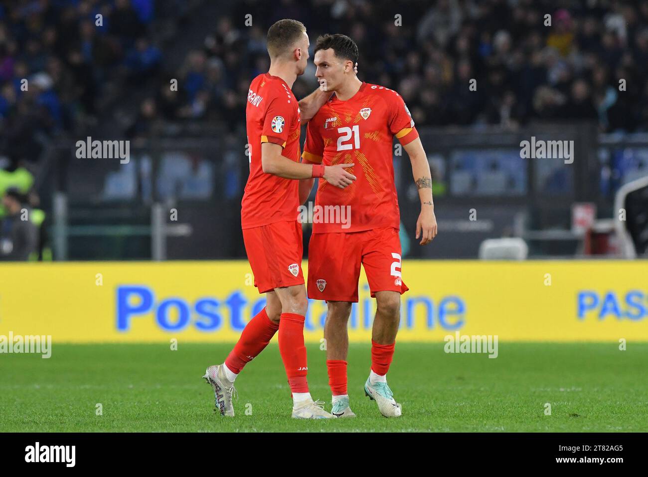 Stadio Olimpico Rome, Italy. 17th Nov, 2023. Euro 2024 qualifying Group ...