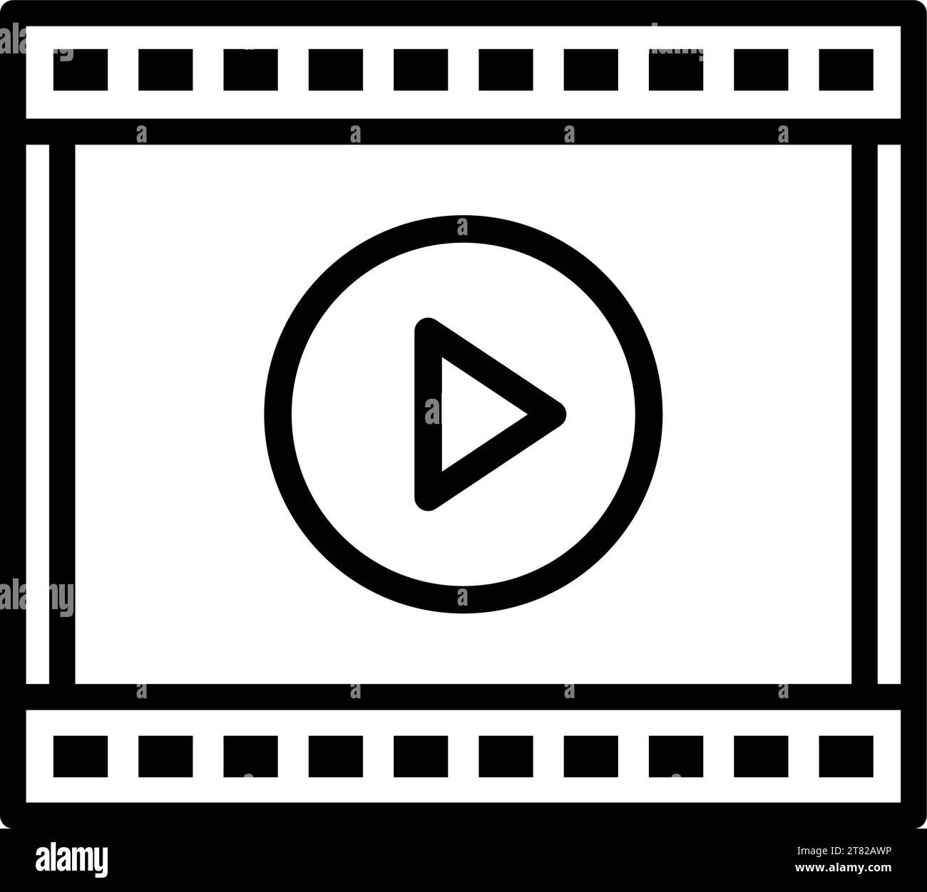 movie player icon Stock Vector Image & Art - Alamy