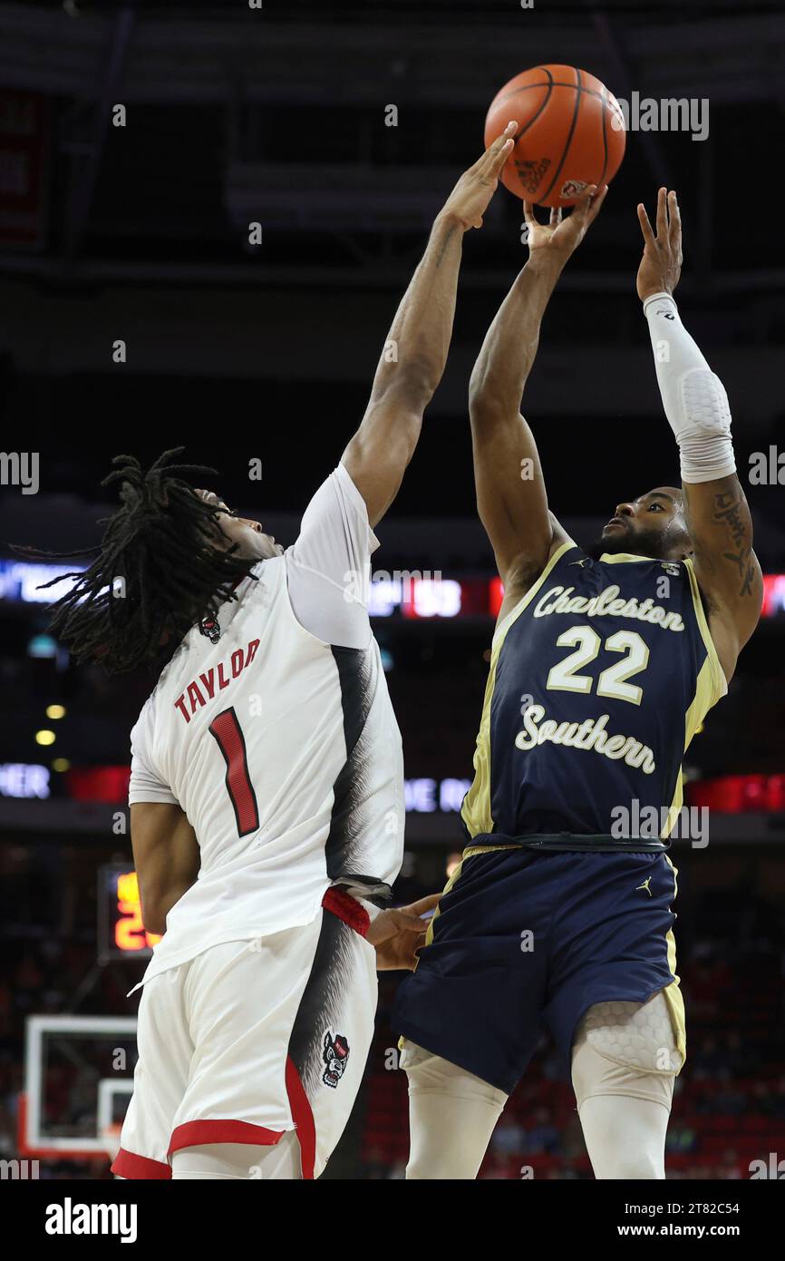 RALEIGH, NC - NOVEMBER 17: Charleston Southern Buccaneers guard RJ ...
