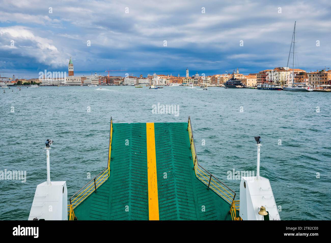 Car ferry off Venice, Venice Lagoon, Italy Stock Photo - Alamy