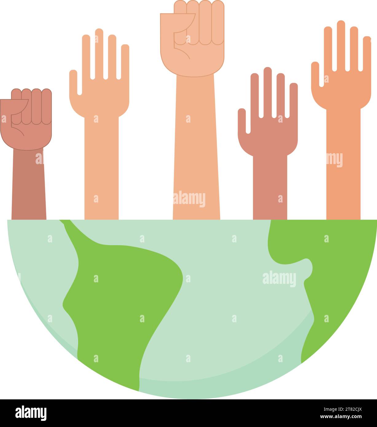 rise hands illustration Stock Vector Image & Art - Alamy