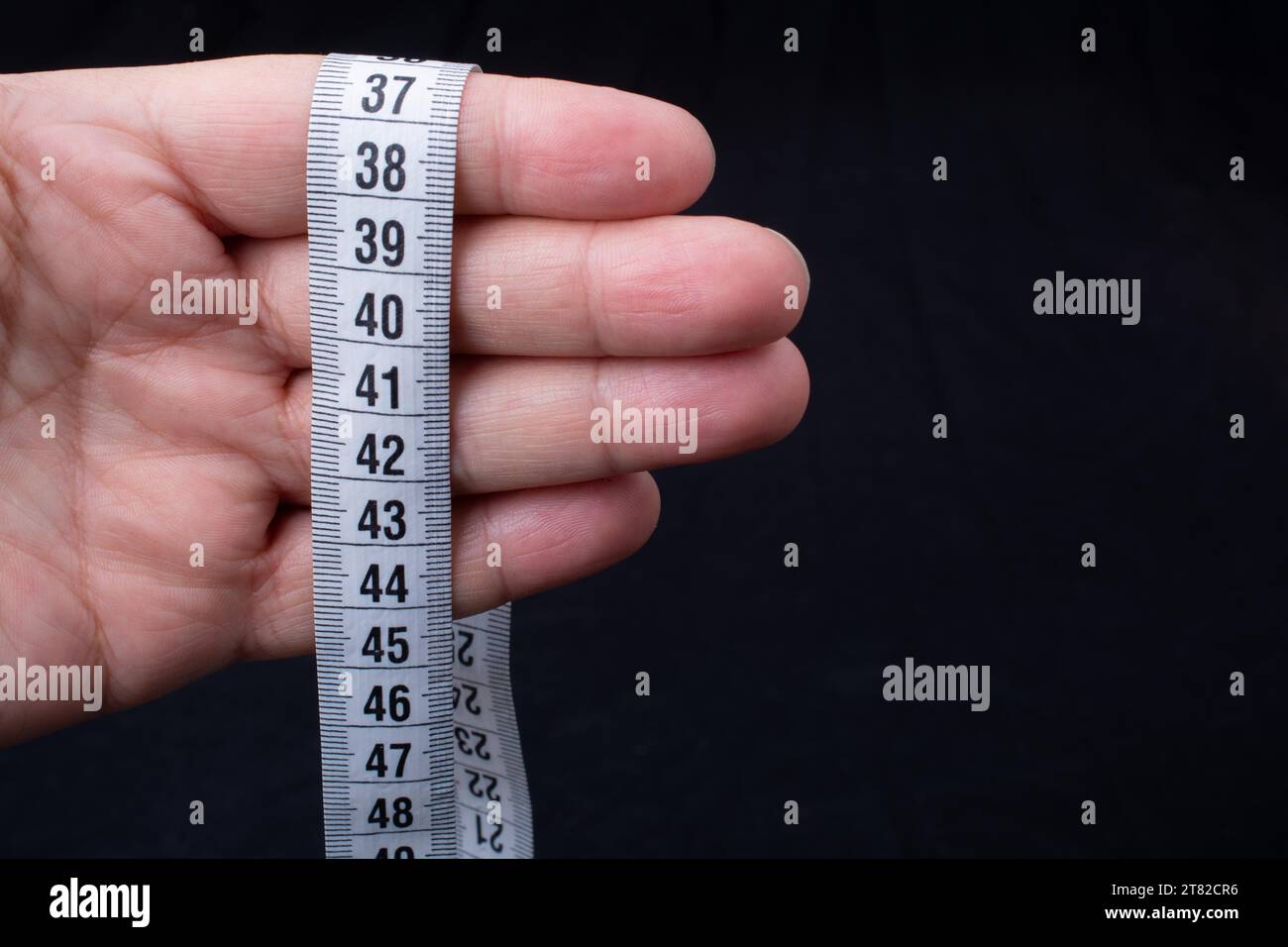 Soft measuring tape. tape measure with metric scale Stock Photo - Alamy