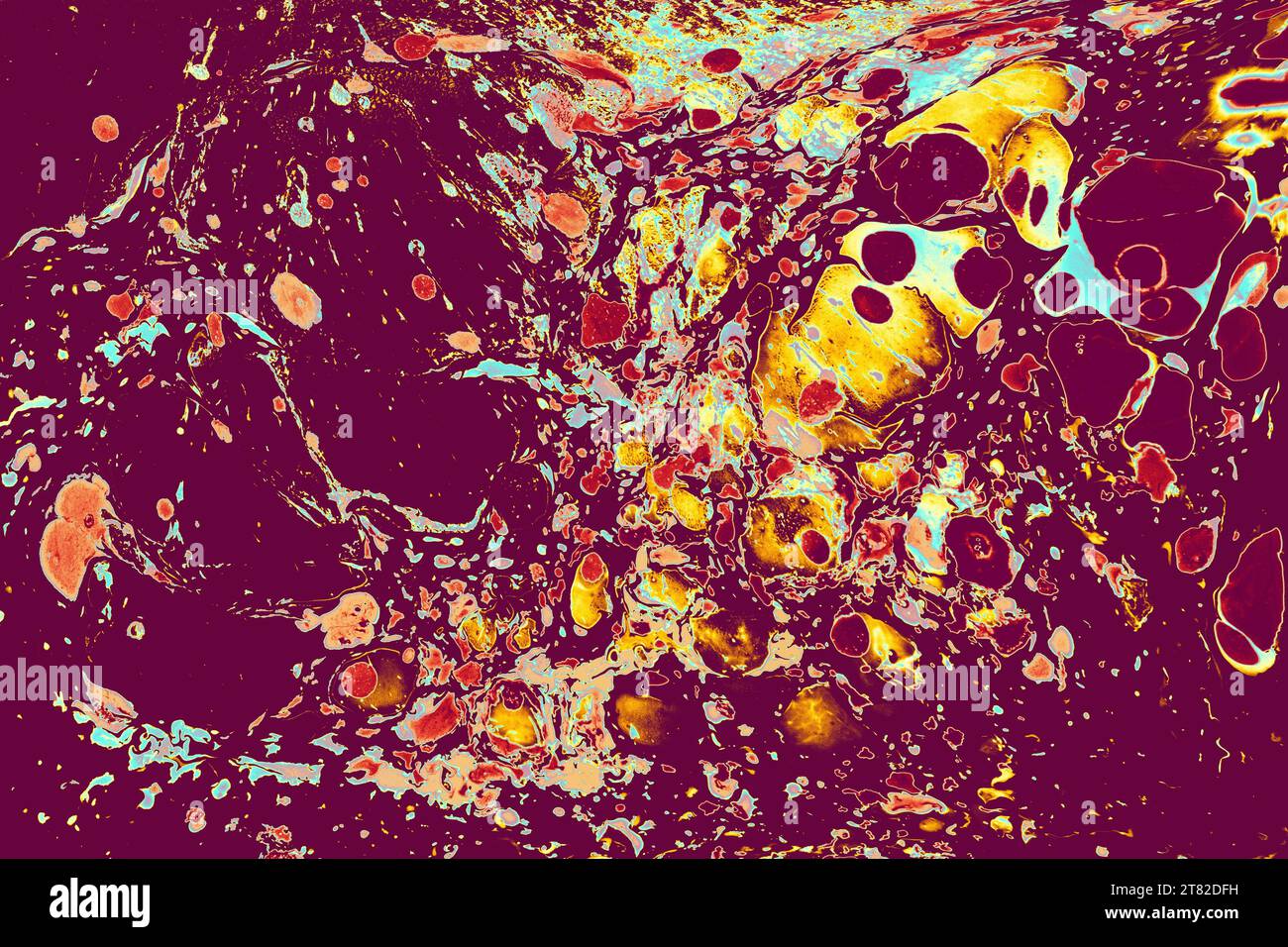 Abstract creative marbling pattern for fabric. Ebru marble effect ...