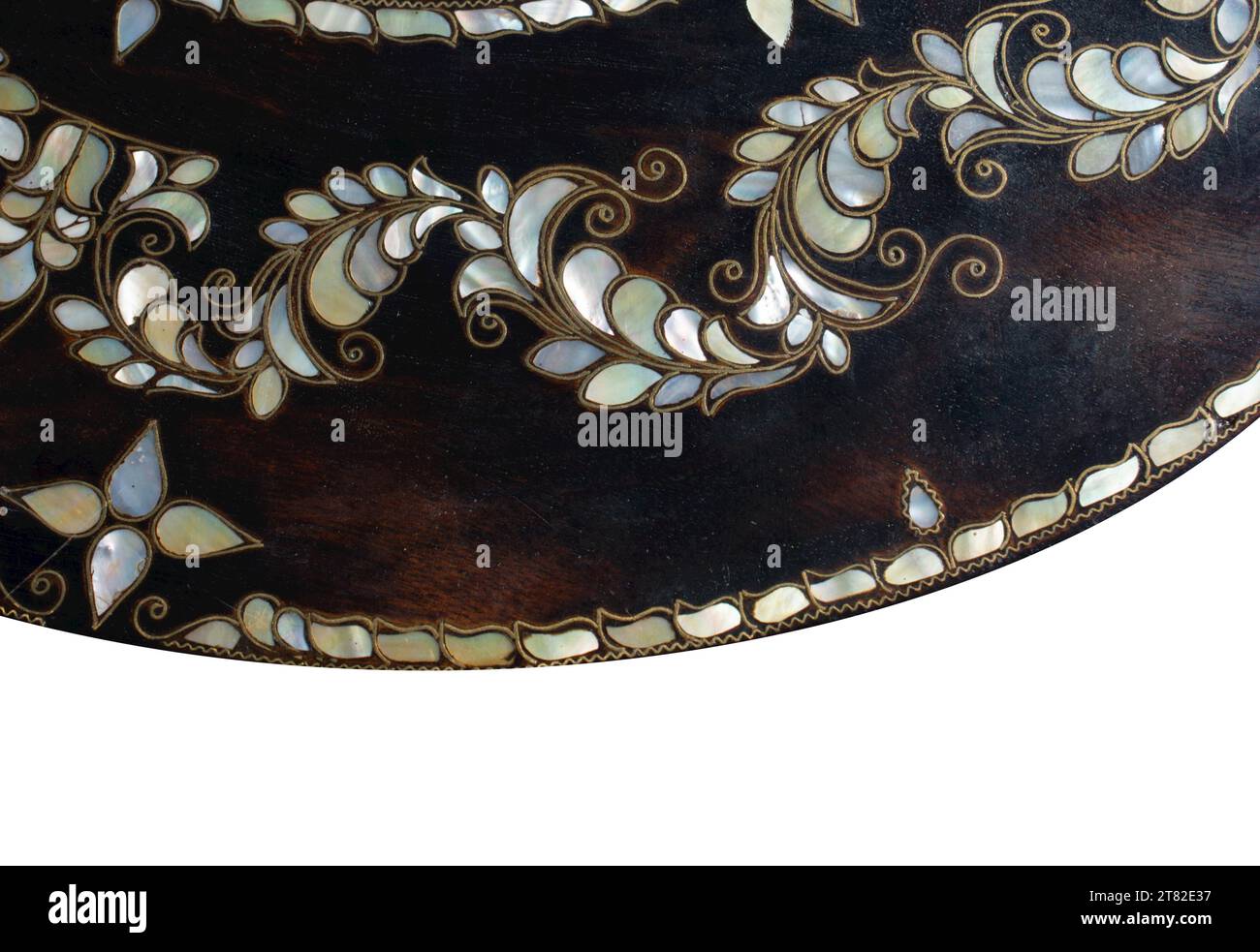 Ottoman art example of Mother of Pearl inlays on a tray Stock Photo - Alamy