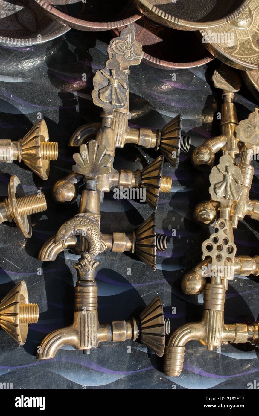Turkish Ottoman style water tap examples Stock Photo - Alamy