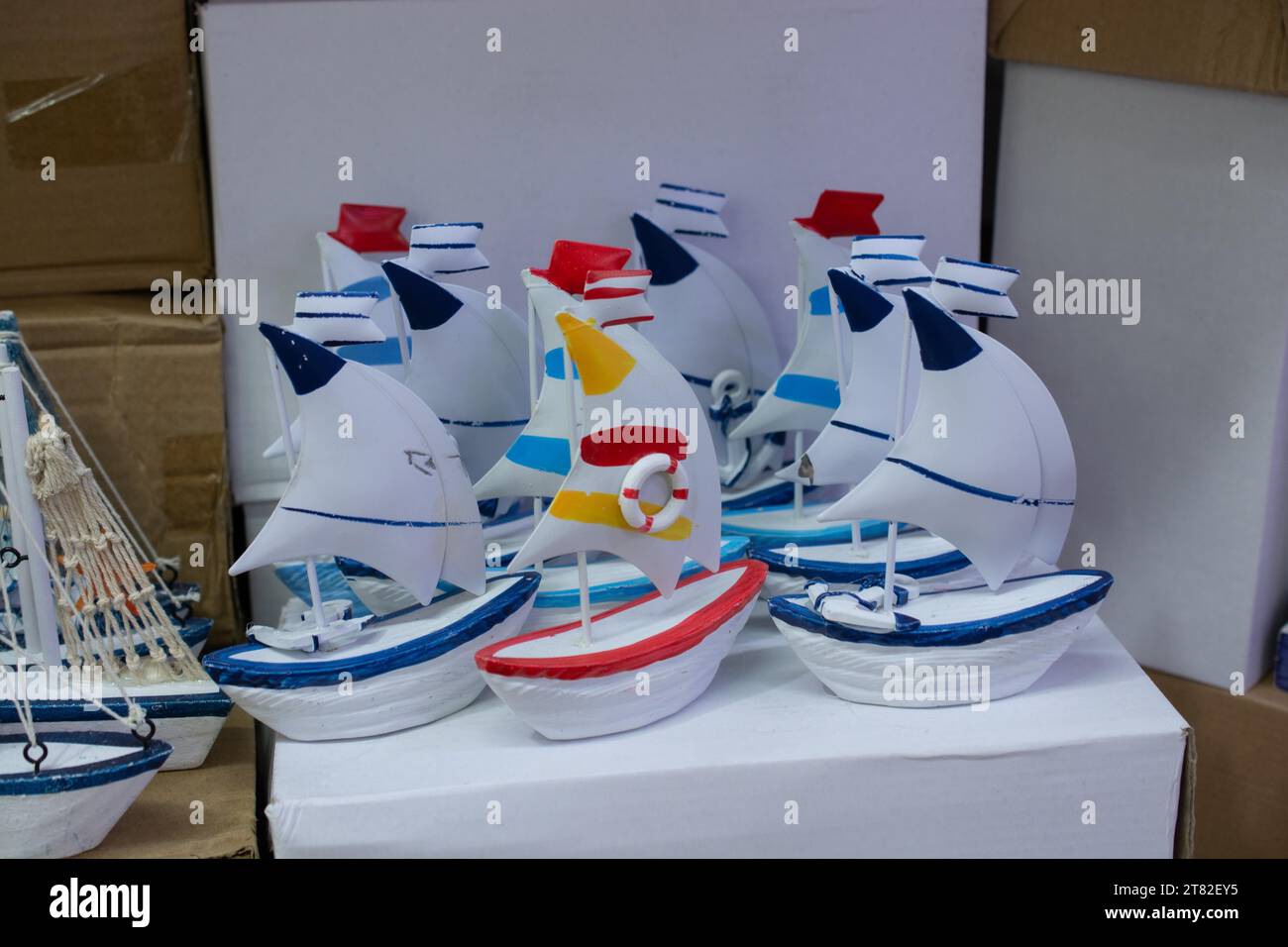 Little colorful model fishing hi-res stock photography and images - Alamy