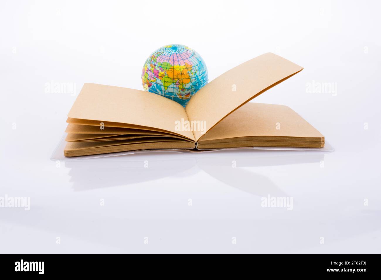 Globe notebook hi-res stock photography and images - Alamy