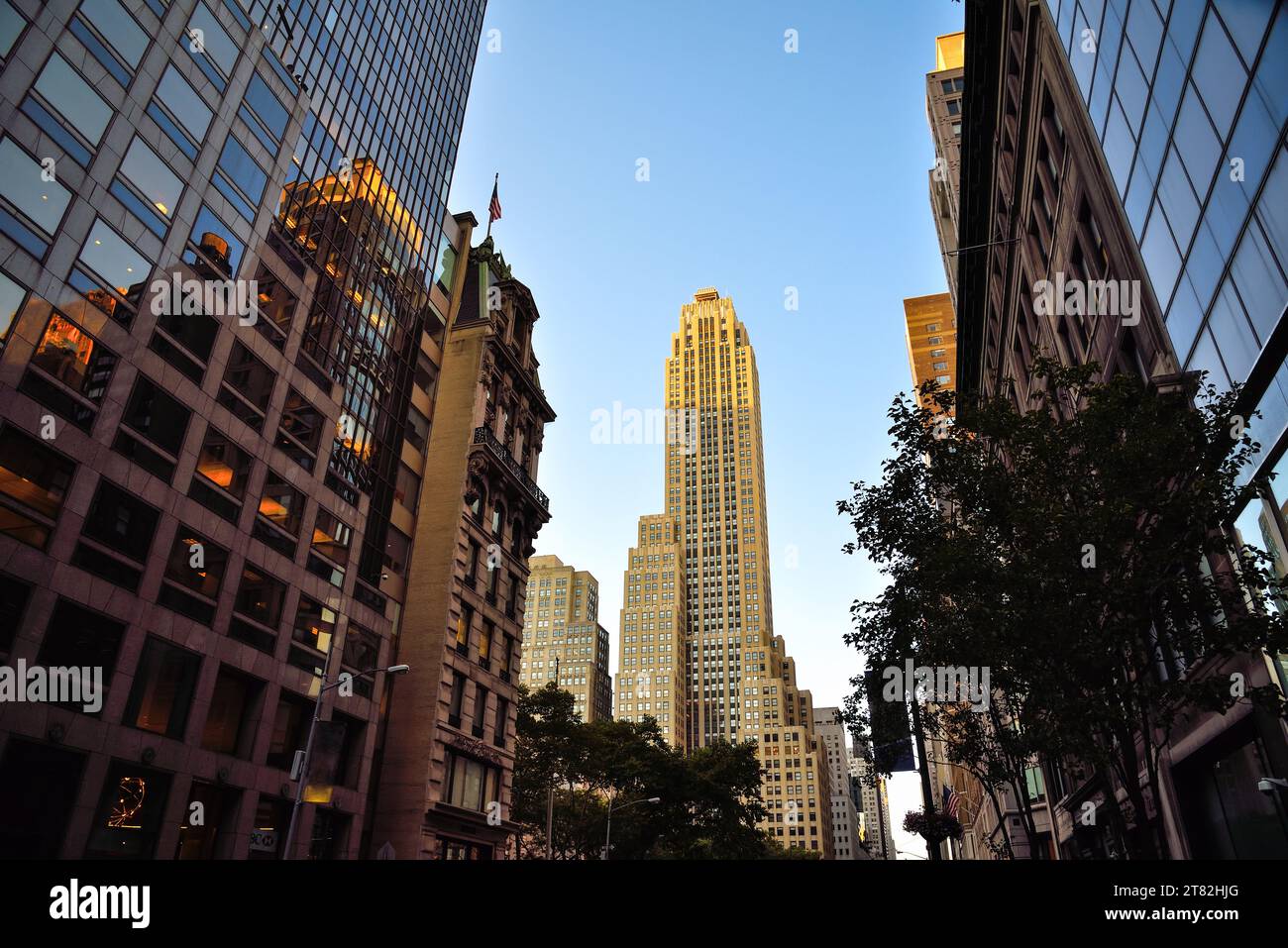 Iconic Skyscrapers on the Fifth Avenue - Manhattan, New York City Stock ...