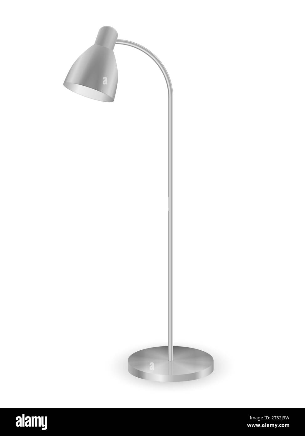 Floor lamp on a white background. Vector illustration Stock Photo - Alamy