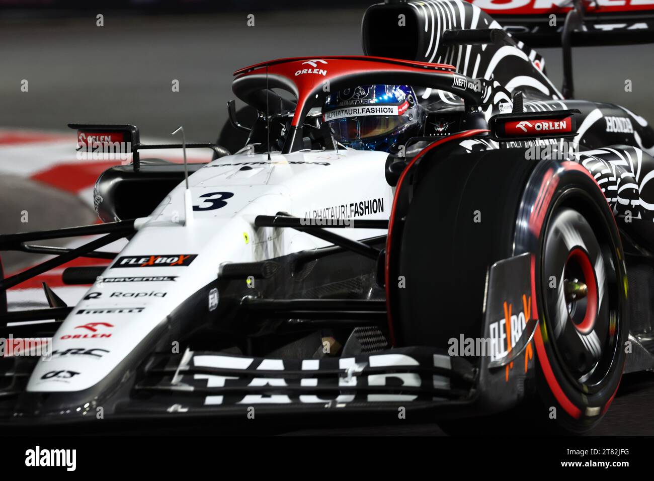 Las Vegas, USA. 17th Nov, 2023. Daniel Ricciardo (AUS) AlphaTauri AT04. Formula 1 World ...