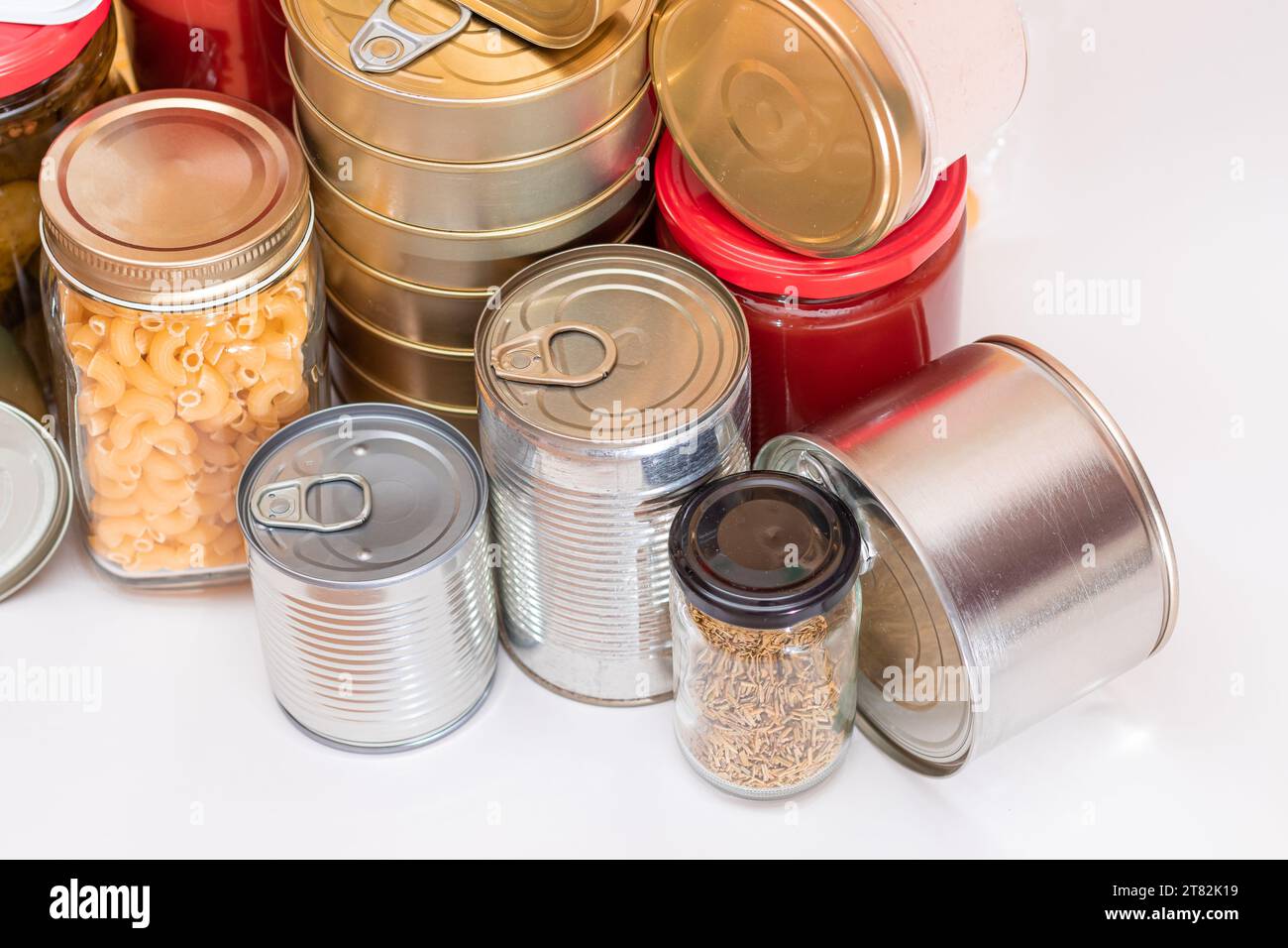 Food Reserves: Canned Food, Spaghetti, Pate, Tuna, Tomato Juice, Pasta ...