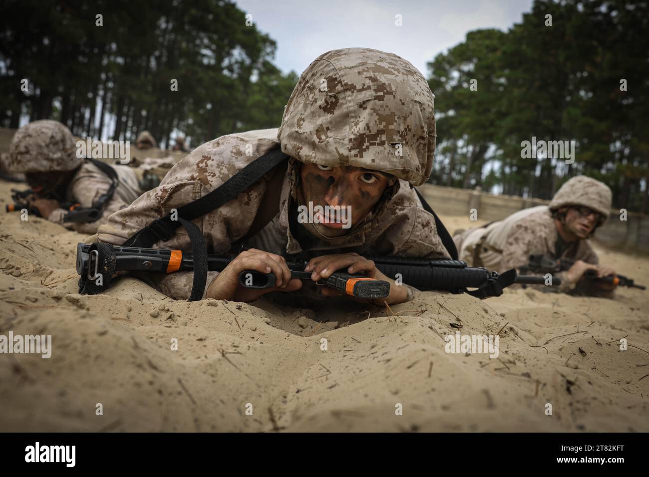 Parris Island, South Carolina, USA. 13th Nov, 2023. Recruits with Hotel ...