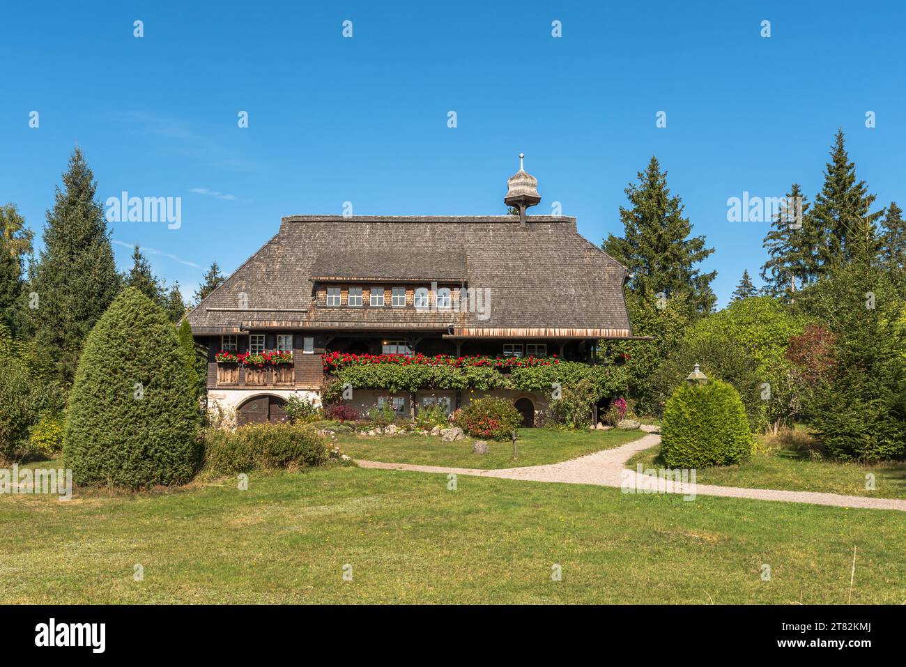 Typical Black Forest house, Museum of Local History, Grafenhausen, Black Forest, Baden ...