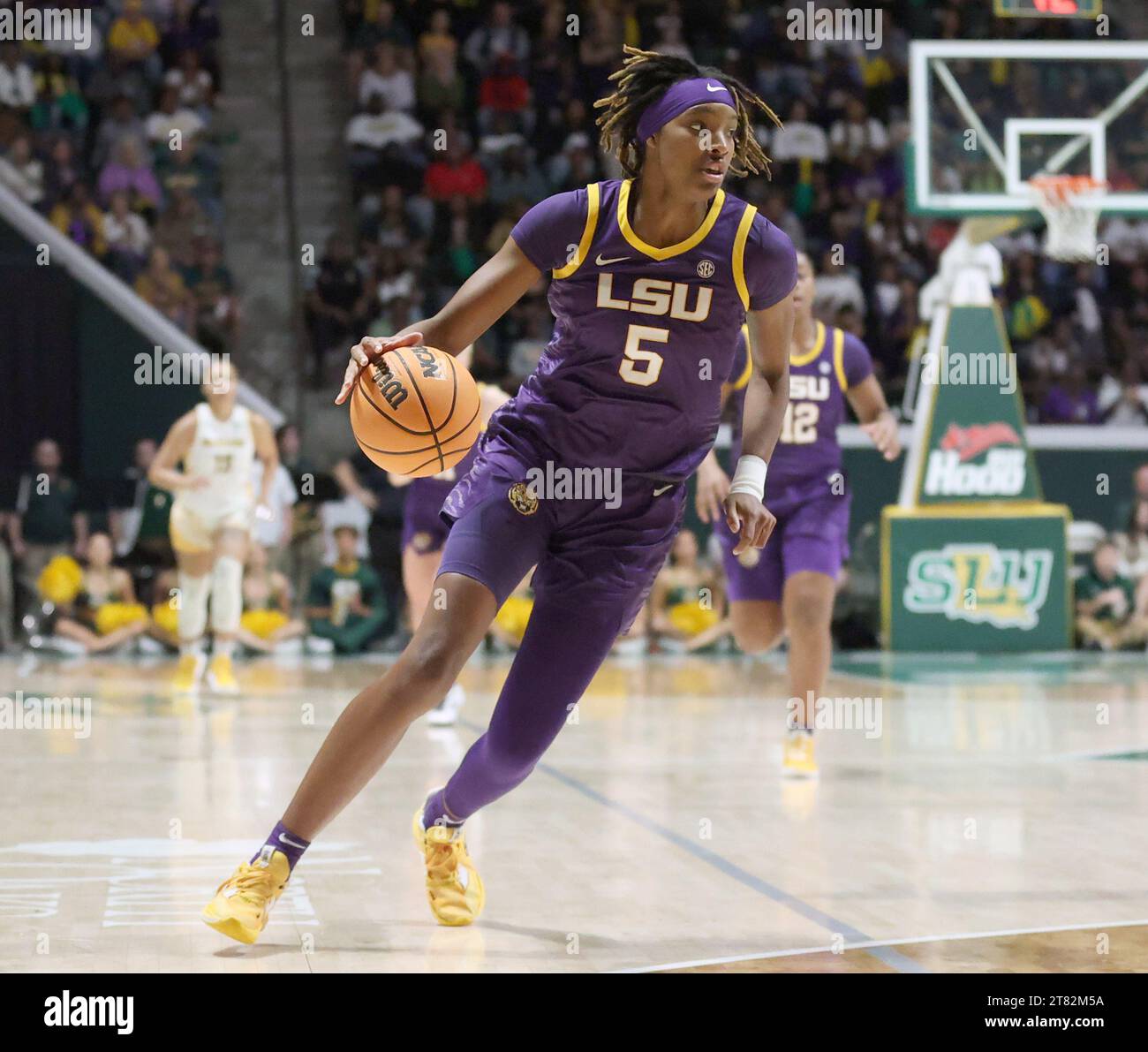 Hammond, USA. 17th Nov, 2023. LSU Lady Tigers forward Sa'Myah Smith (5 ...