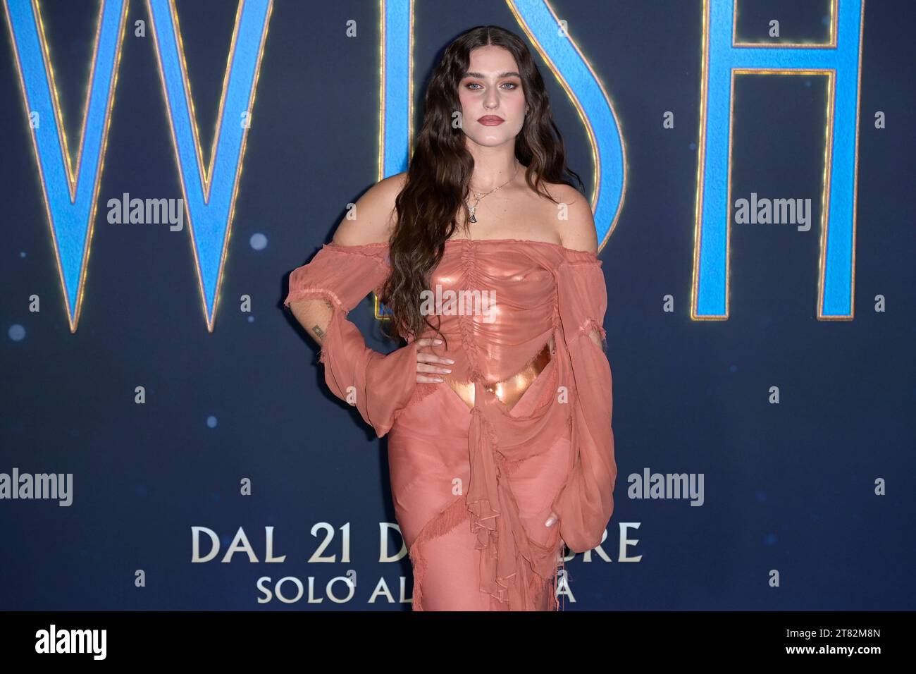 Rome, Italy. 17th Nov, 2023. Gaia Gozzi attends at the blue carpet for ...