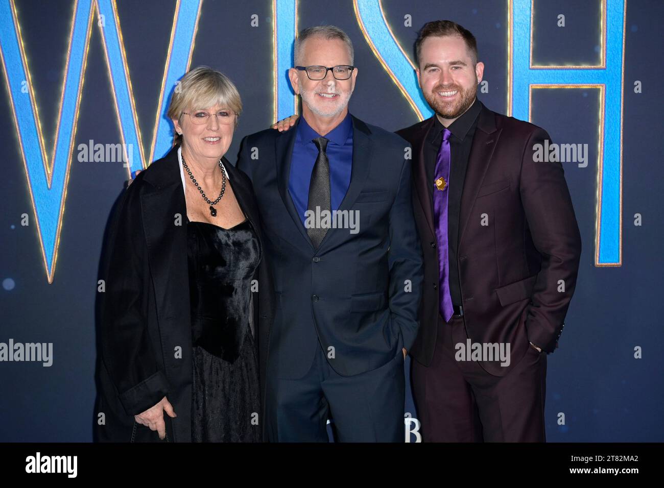 Rome, Italy. 17th Nov, 2023. Shelly Buck (l), Chris Buck (c) and Woody ...