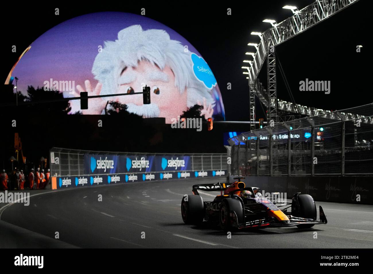 Red Bull driver Max Verstappen, of the Netherlands, drives during the ...