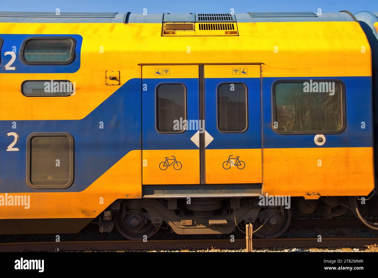 Train in Netherlands Stock Photo - Alamy