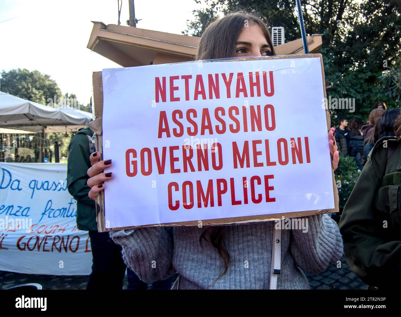 Rome. Student strike and demonstration Stock Photo - Alamy
