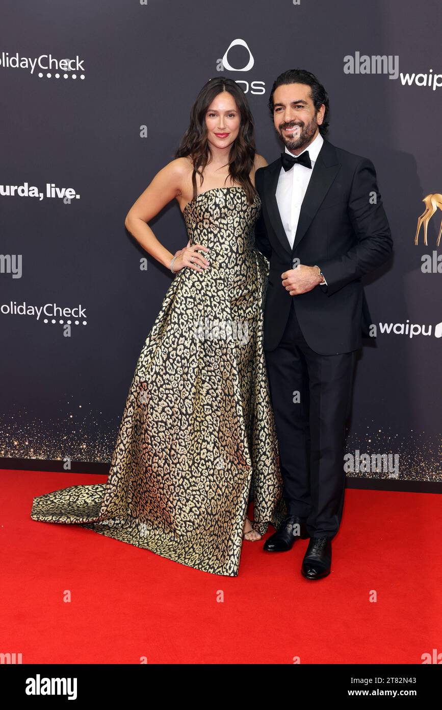 BAMBI-Verleihung 2023 in München Elyas M Barek mit Ehefrau Jessica Riso ...