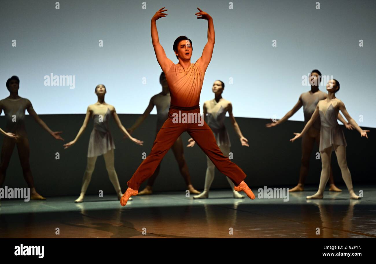 Beijing, China. 17th Nov, 2023. Artists perform ballet during the sixth ...