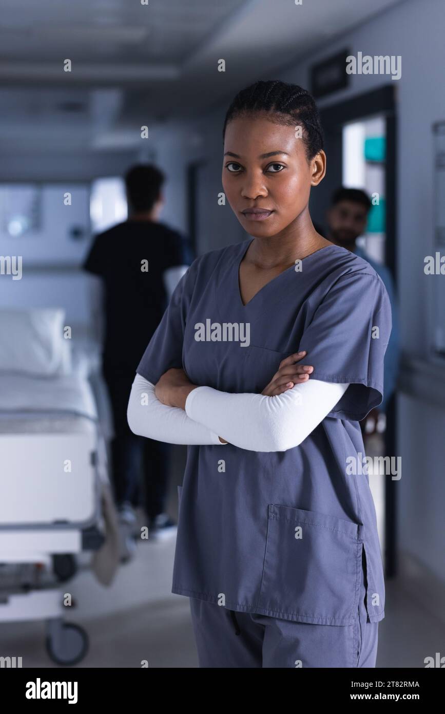 Portrait african american female doctor hi-res stock photography and ...