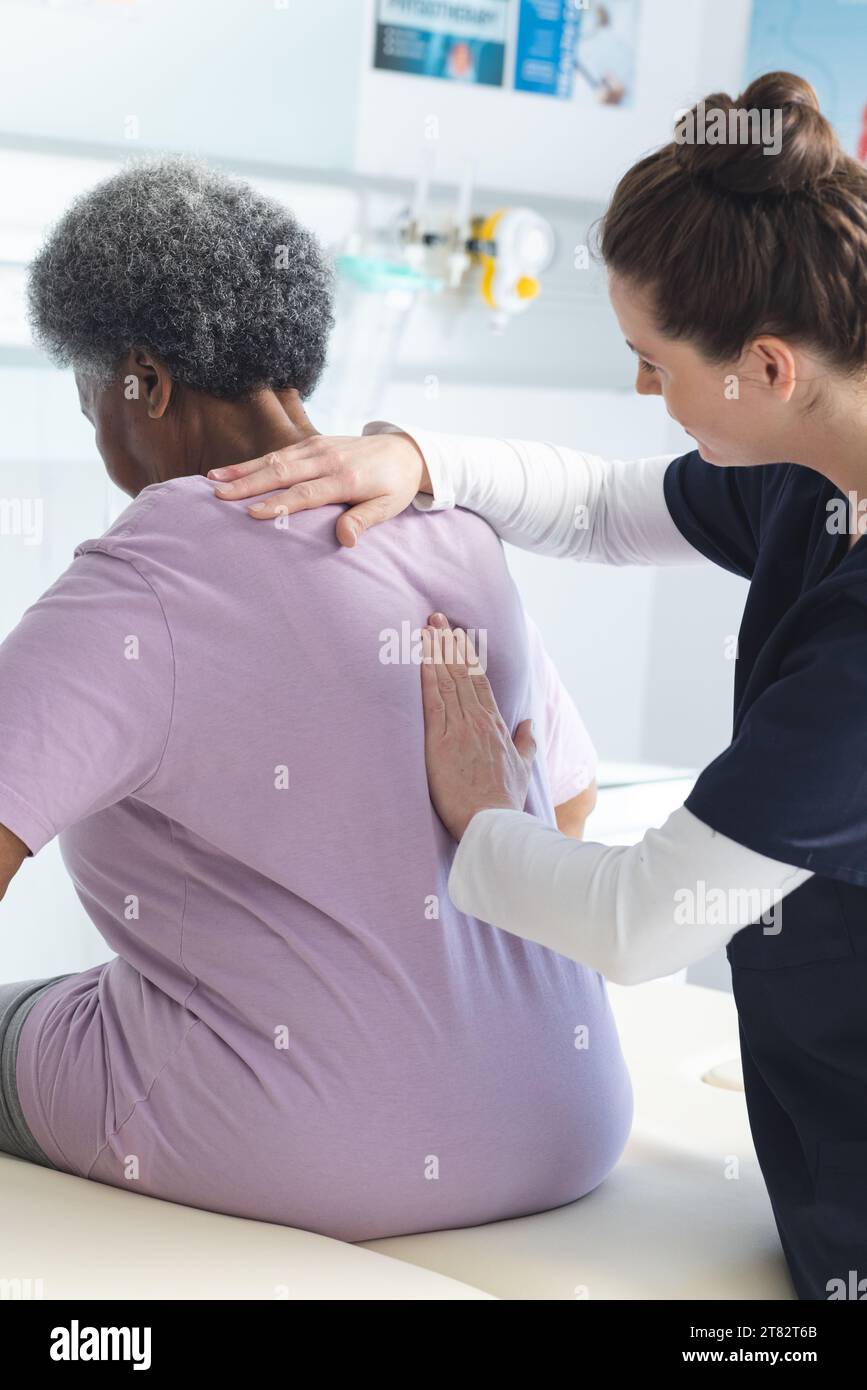 Diverse female doctor testing hi-res stock photography and images - Alamy