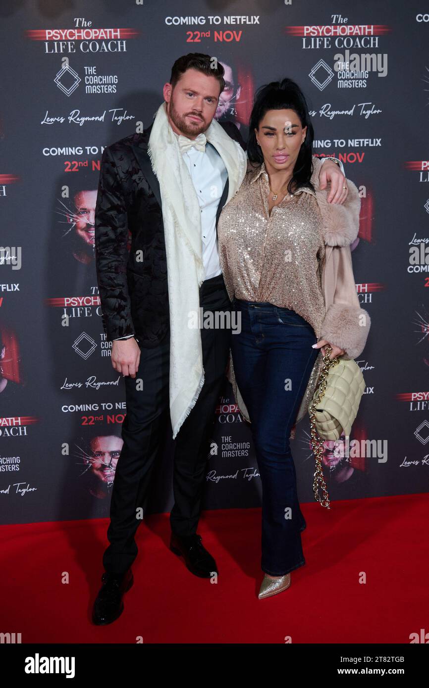 London, UK . 17 November, 2023 . Lewis Raymond Taylor and Katie Price ...