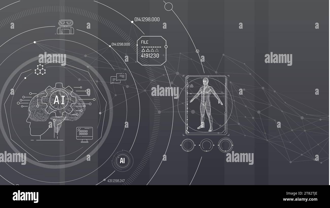 Virtual infographics with artificial intelligence and 3D human model ...