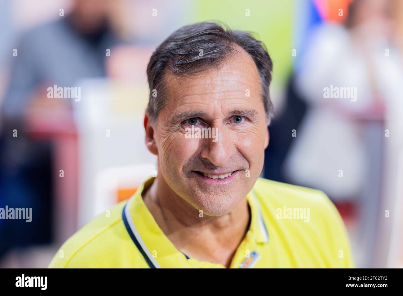 17 November 2023, North Rhine-Westphalia, Hürth: Lars Riedel, former ...