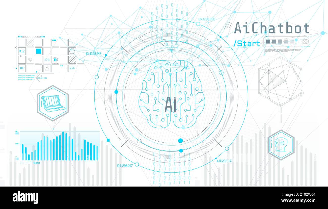 Technology brain and machine learning concept Stock Vector Image & Art ...