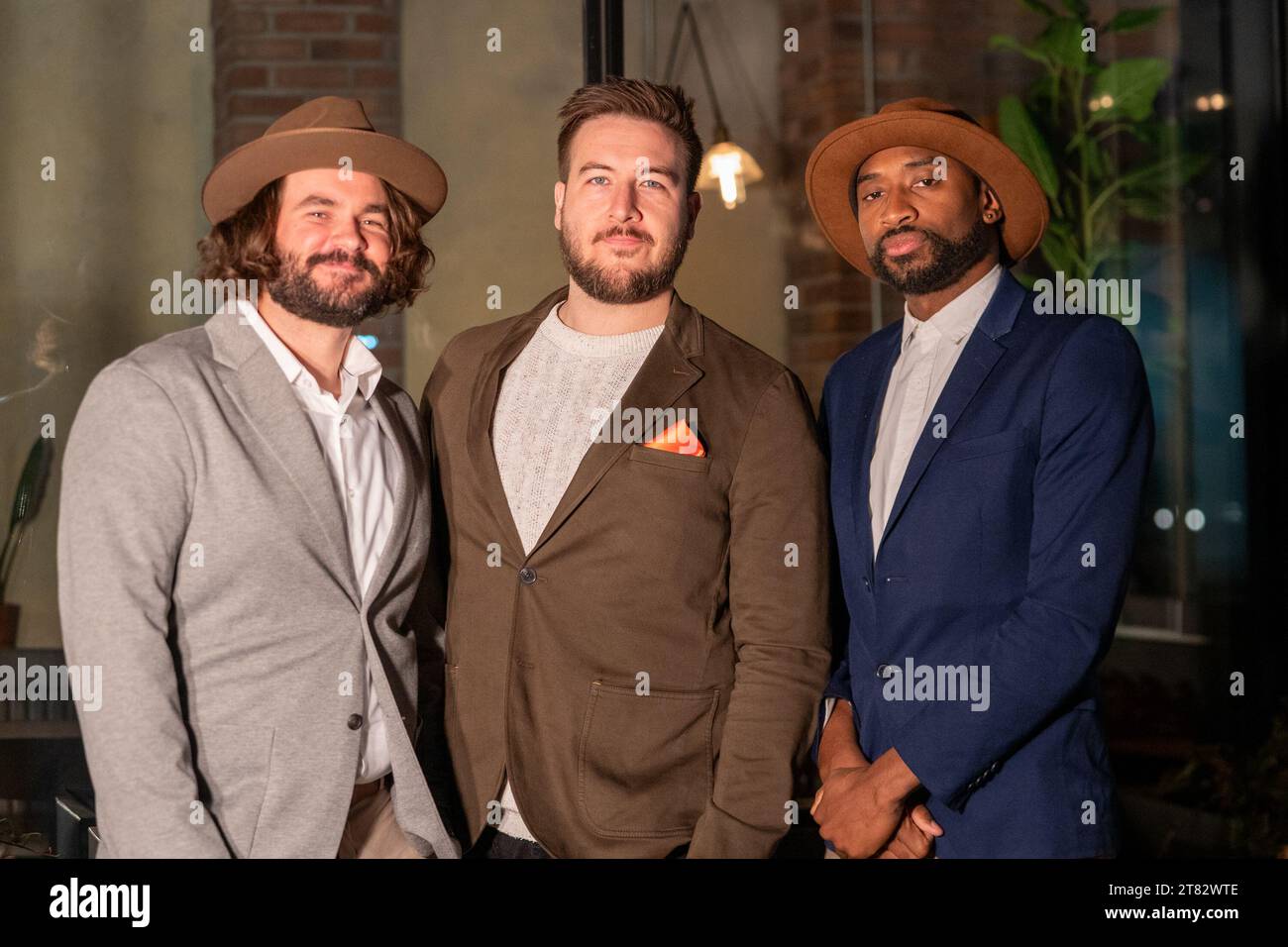 Toronto, Canada. 12th Nov, 2023. Samuel Brisson, Ryan George and ...