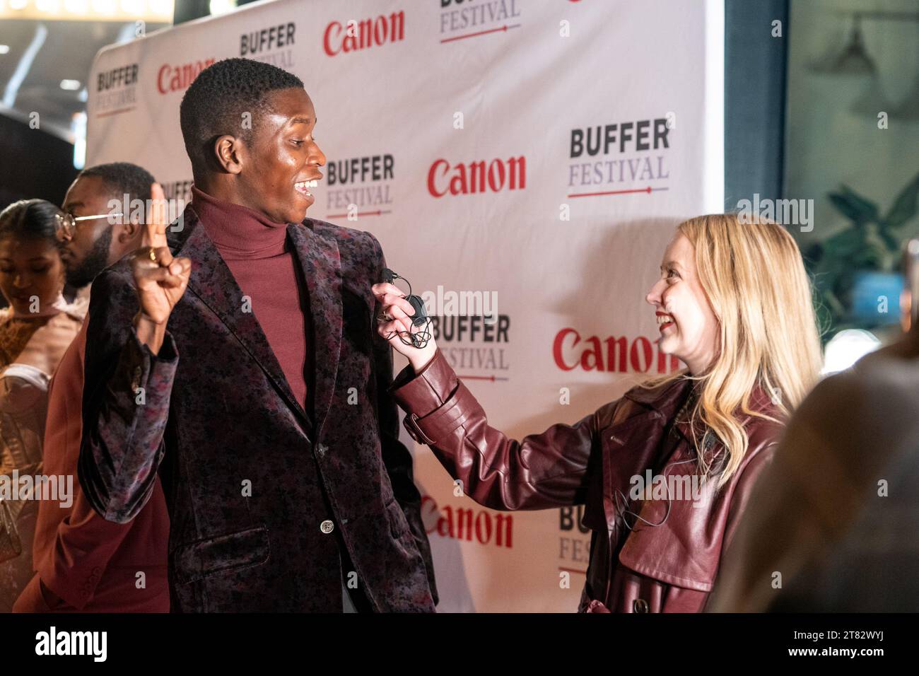 Toronto, Canada. 12th Nov, 2023. Tope Babaloa attends Buffer Festival ...