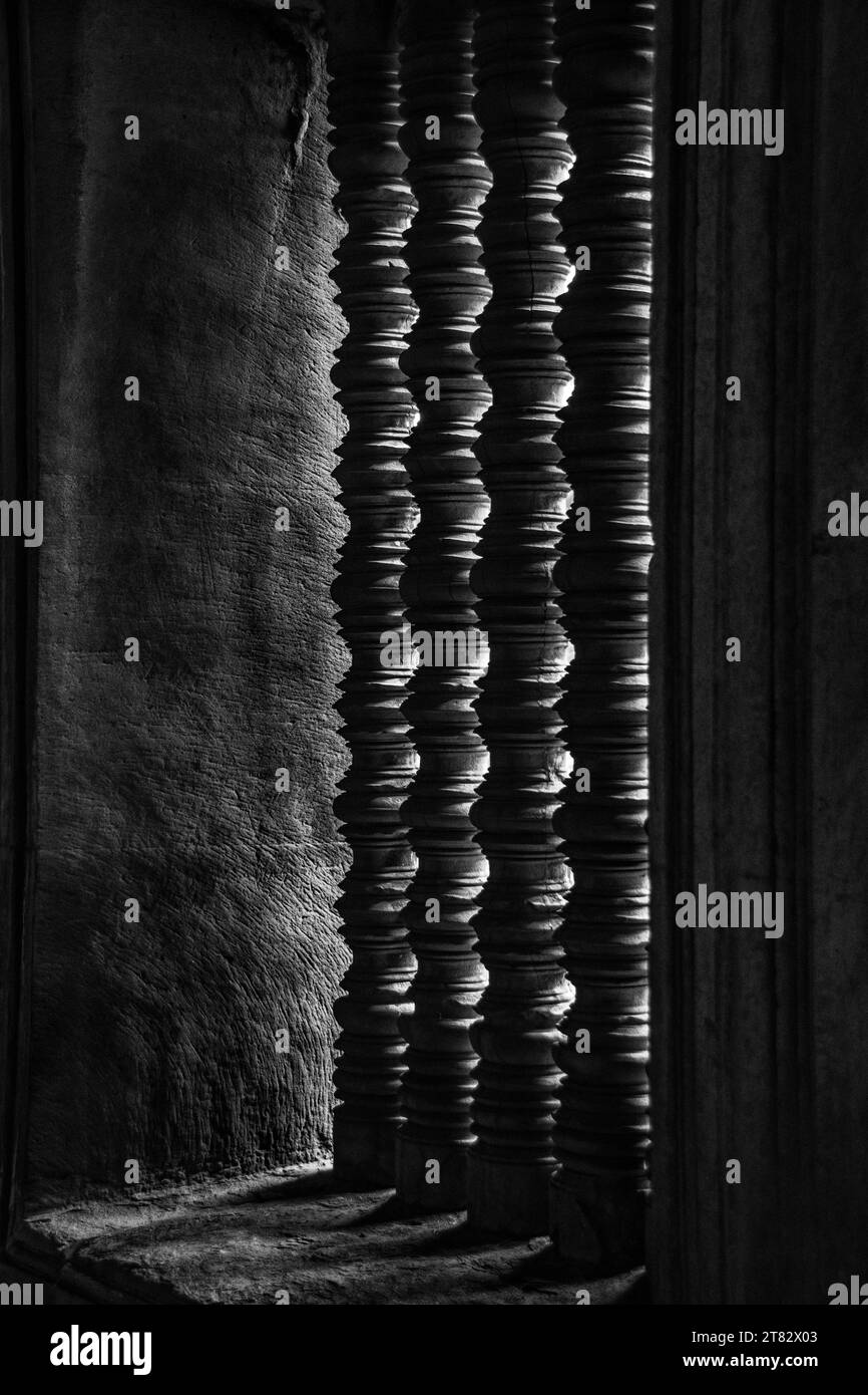 window frames in angkor wat temple , siem reap/cambodia Stock Photo - Alamy