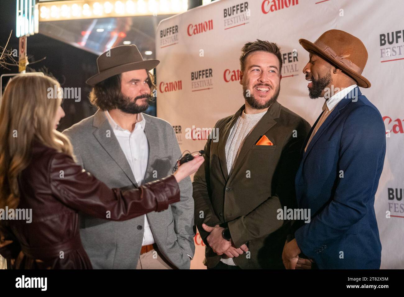 Samuel Brisson, Ryan George, Brandon Calder attend Buffer Festival at ...