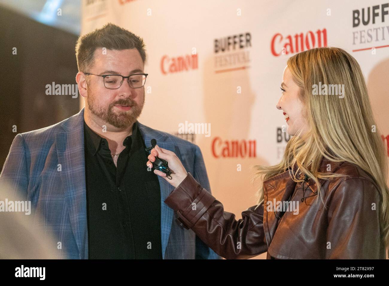 Toronto, Canada. 12th Nov, 2023. Tom Ridgewell attends Buffer Festival ...