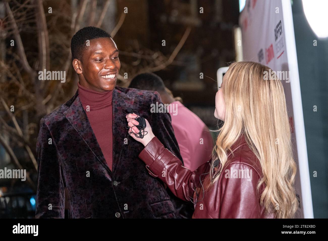 Toronto, Canada. 12th Nov, 2023. Tope Babaloa attends Buffer Festival ...