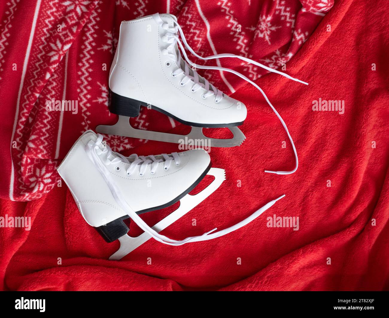 Red skates hi-res stock photography and images - Alamy