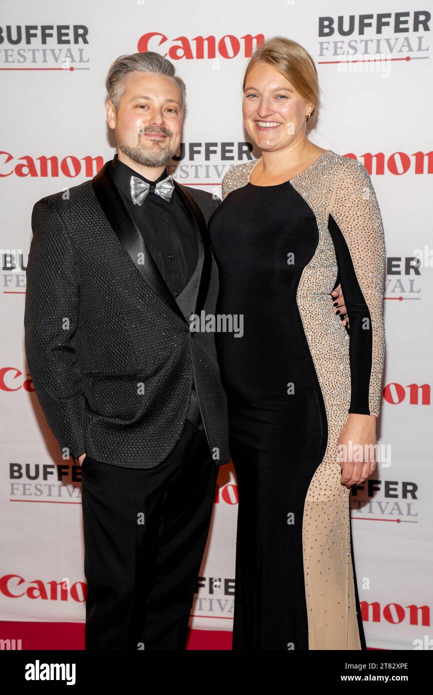Toronto, Canada. 12th Nov, 2023. Corrado Coia, Saskia Vanell attend ...