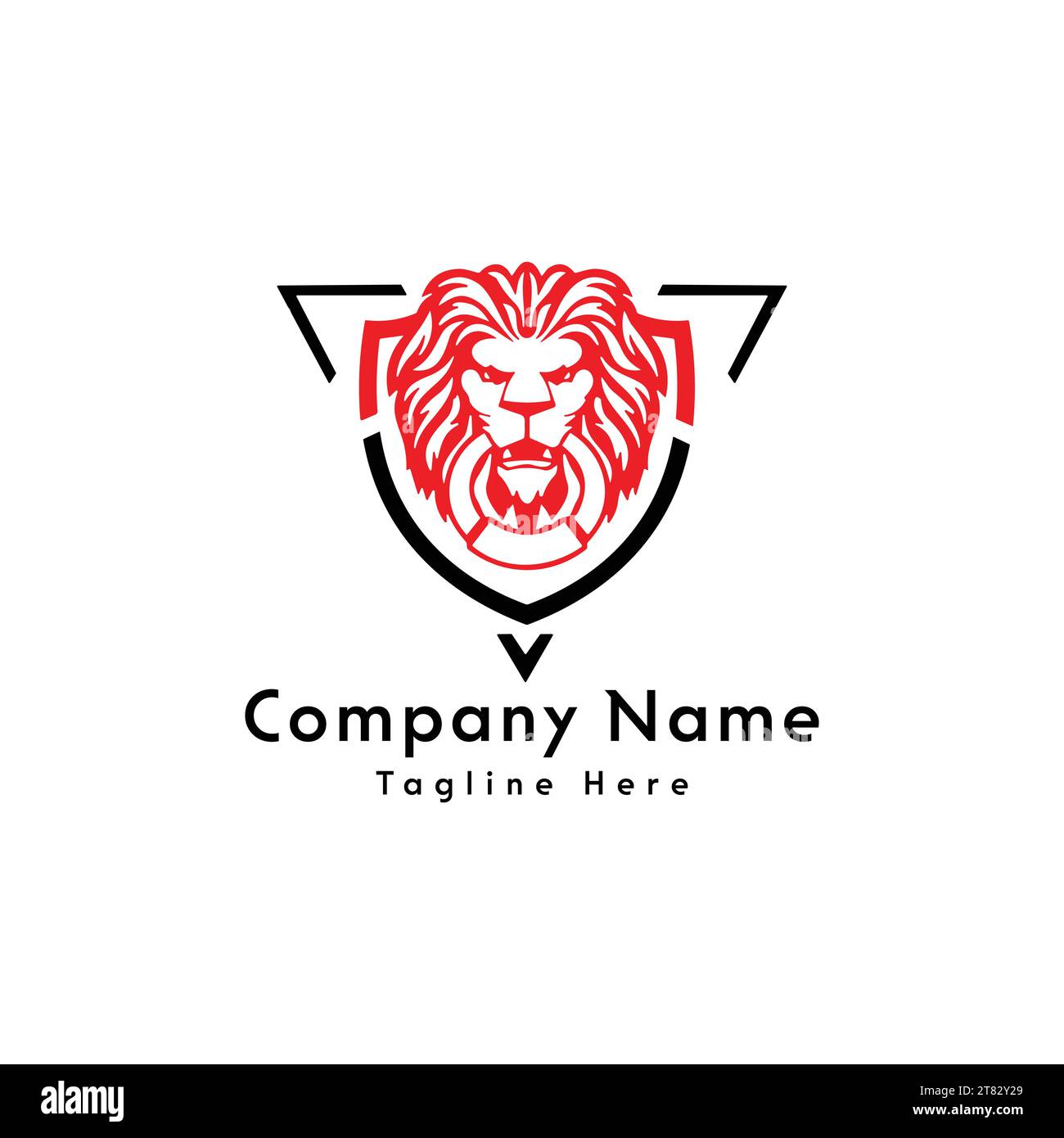 Lion name logo Stock Vector Images - Alamy