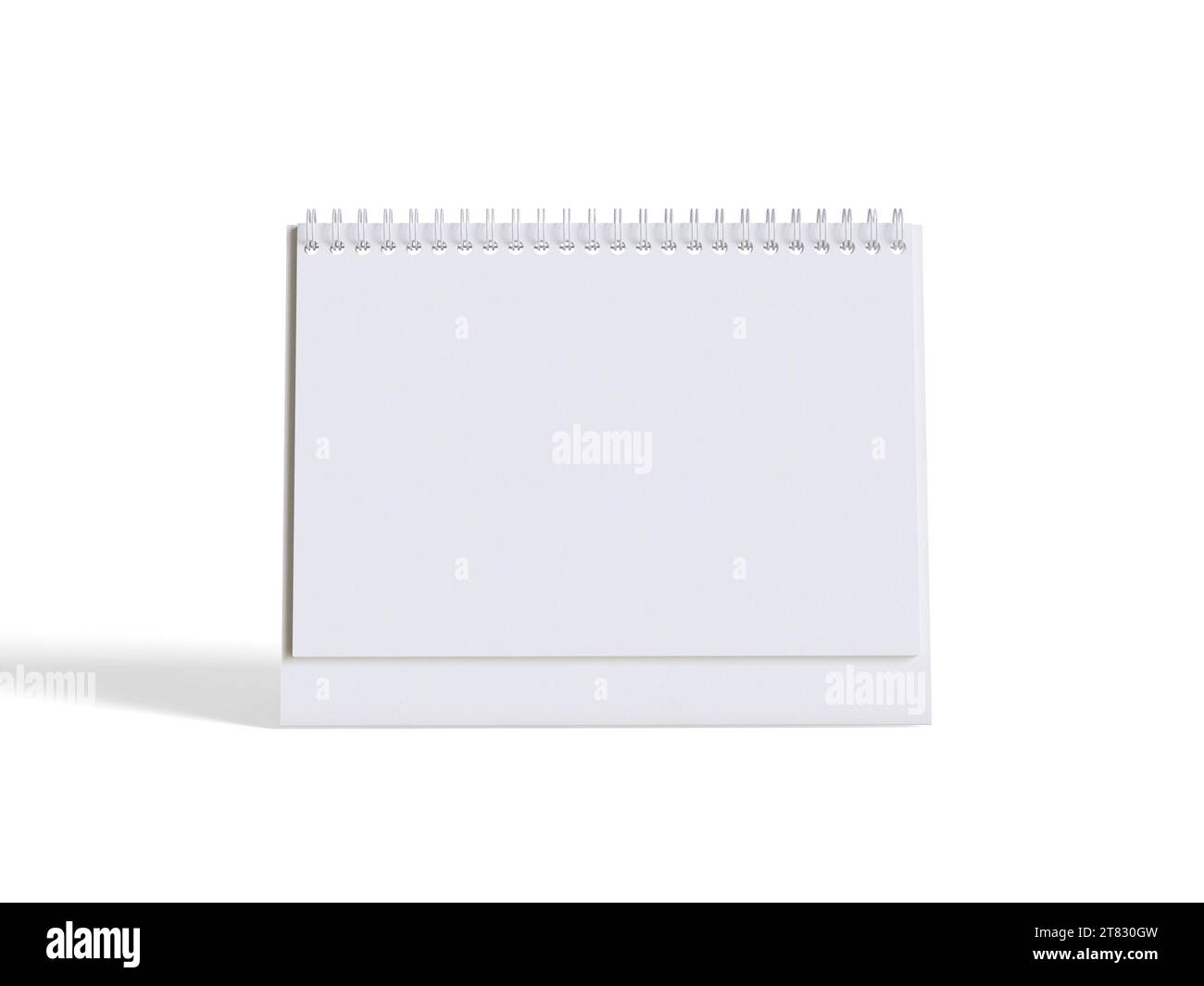 Desk calender white background and solid color for calender realistic ...