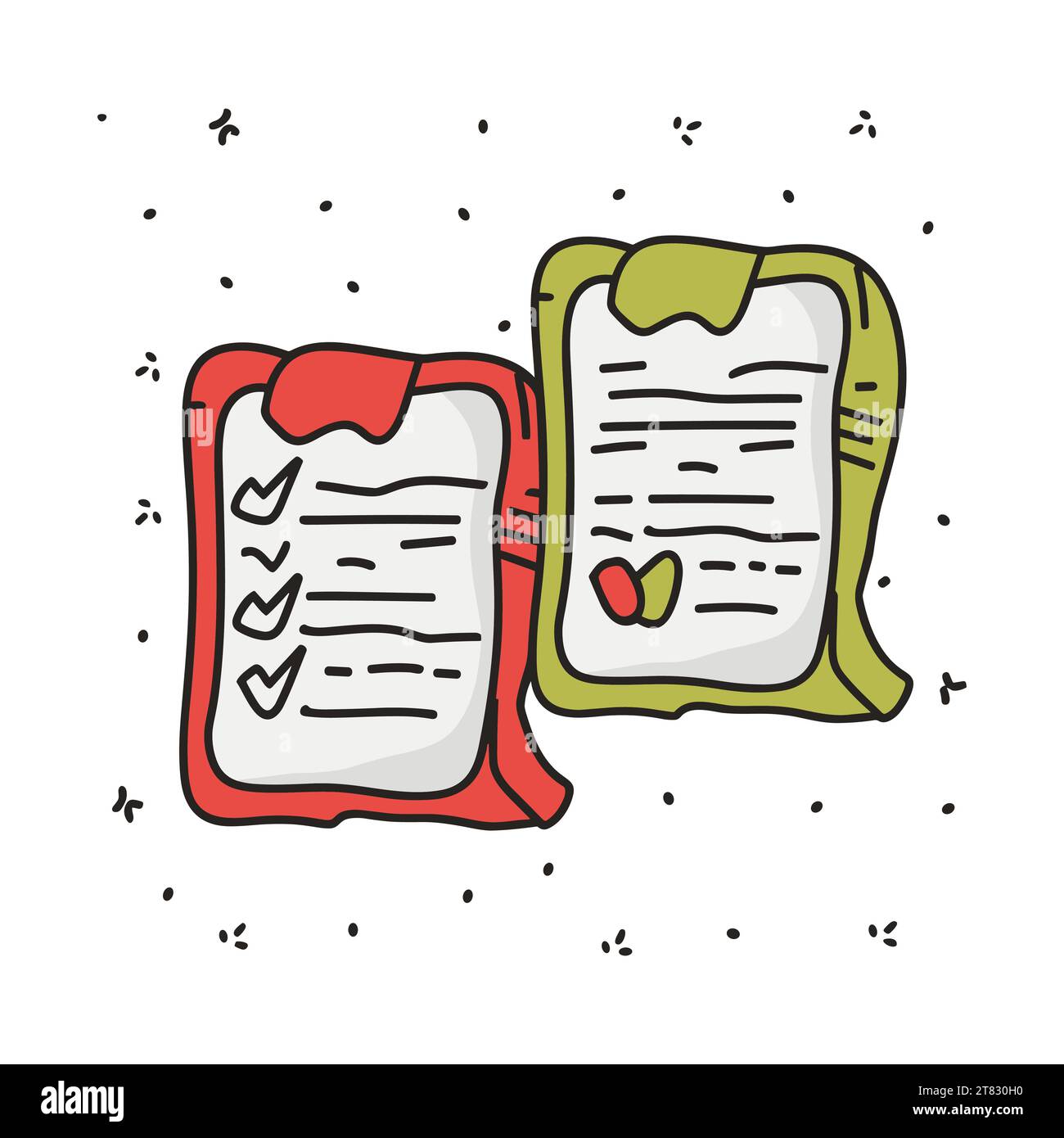 Kawaii diary cartoon Stock Vector Images - Alamy