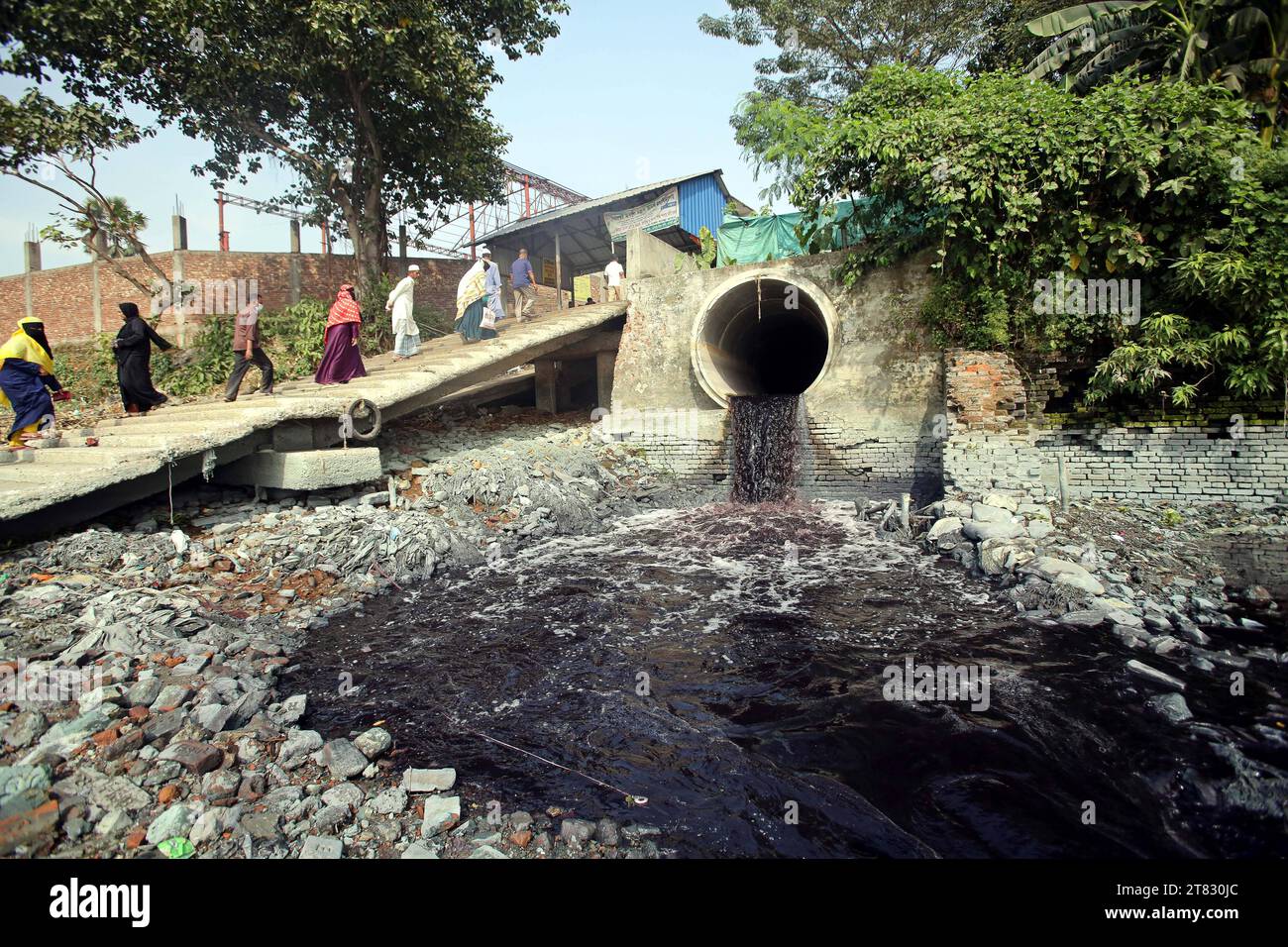 Industrie textile pollution hi-res stock photography and images - Alamy