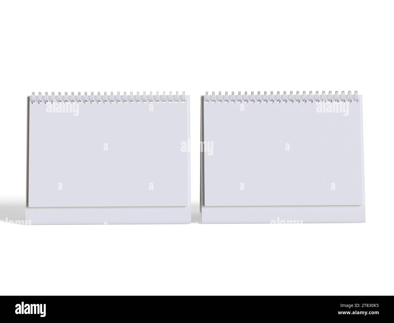 Desk calender white background and solid color for calender realistic ...
