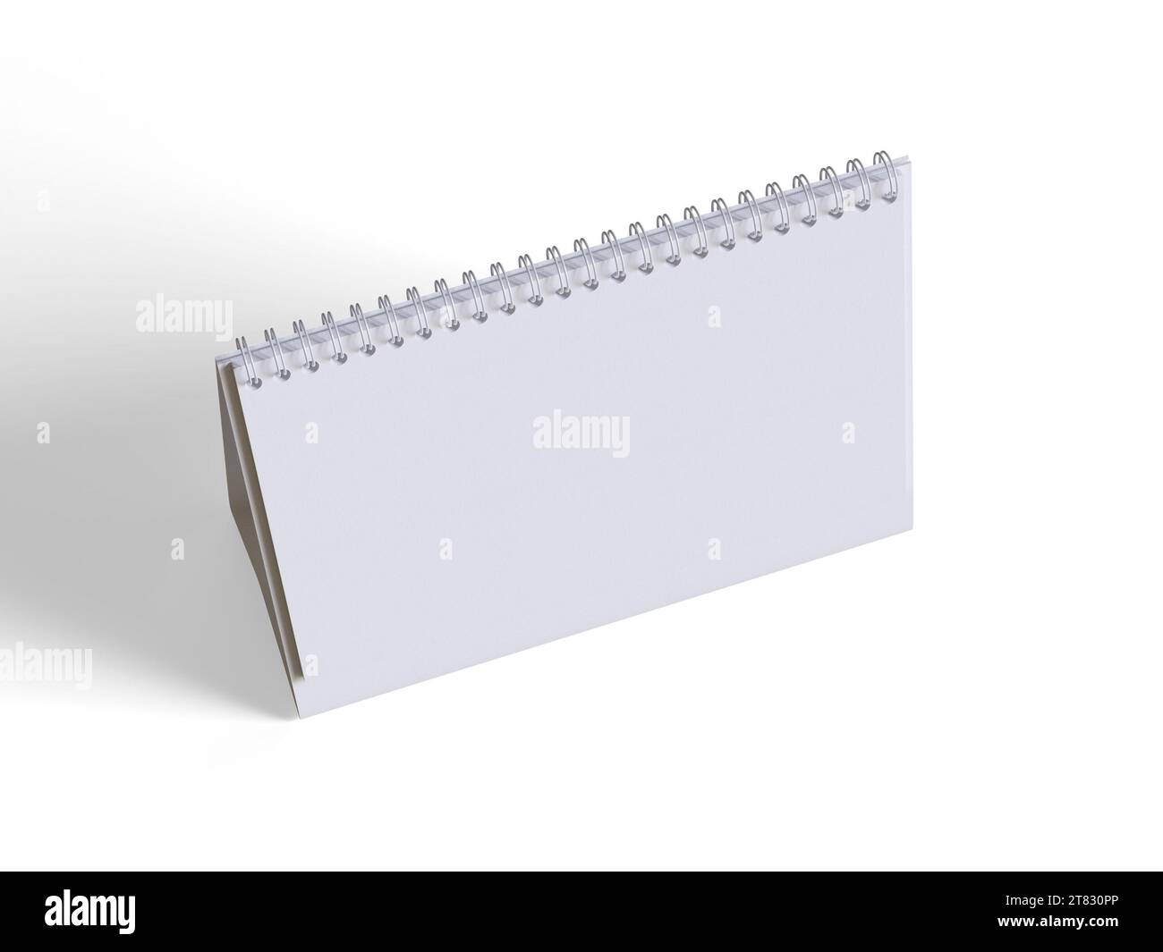 Desk calender white background and solid color for calender realistic ...