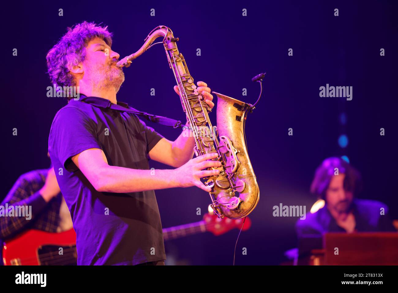 Limoges, France. November 17, 2023. French saxophonist Laurent ...