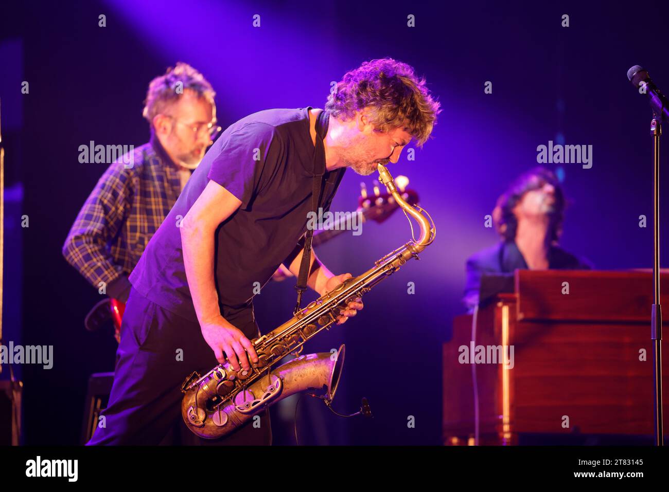 Limoges, France. November 17, 2023. French saxophonist Laurent ...