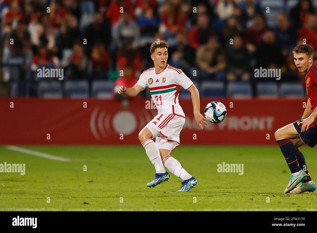Huelva, Spain. 17th Nov, 2023. Zalan Vancsa (HUN) Football/Soccer ...