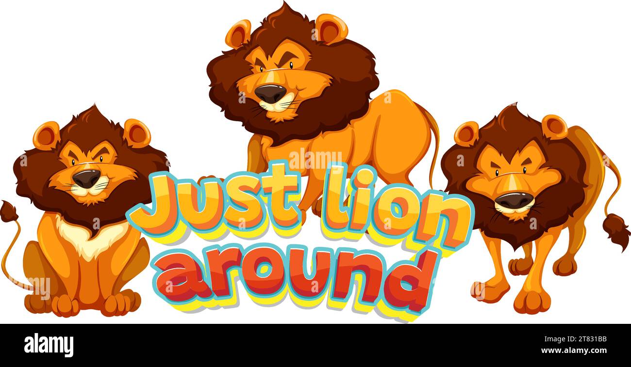 A hilarious cartoon illustration of an animal pun Stock Vector Image ...